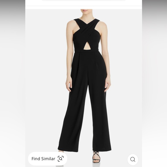 Aqua | Pants & Jumpsuits | Aqua Crossover Formal Jumpsuit | Poshmark